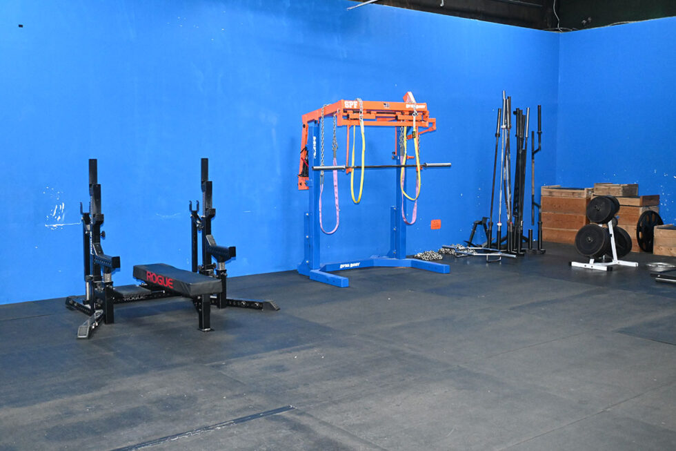 Our Power Room is fully equipped to help you crush your strength goals!